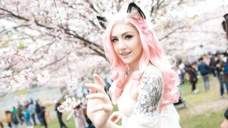 Luxlo Cosplay, Cherry Blossom Kitty - Thothub